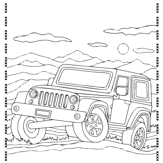 Kids Truck Coloring Book - Unleash Colorful Adventures - Coloring eBooks