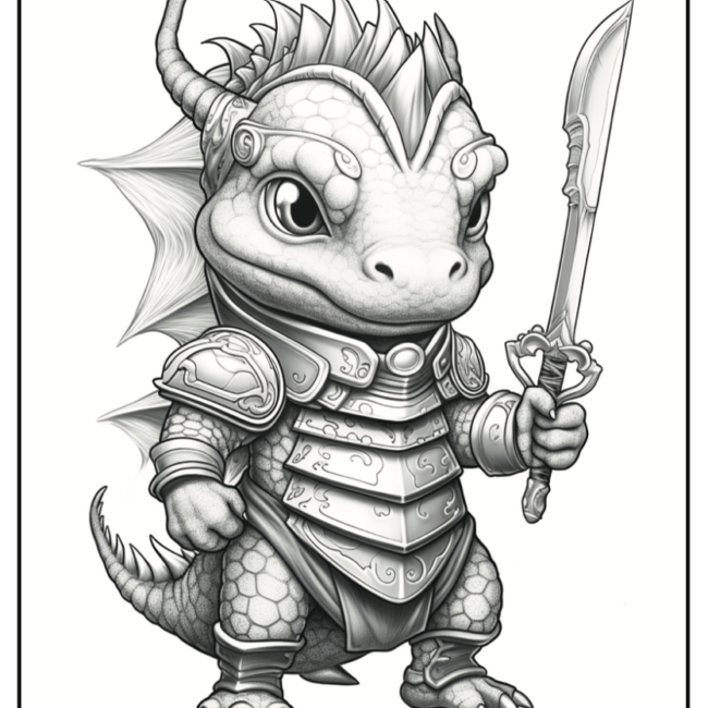 Whimsical Wonders: Baby Dragon Coloring Book - Coloring eBooks