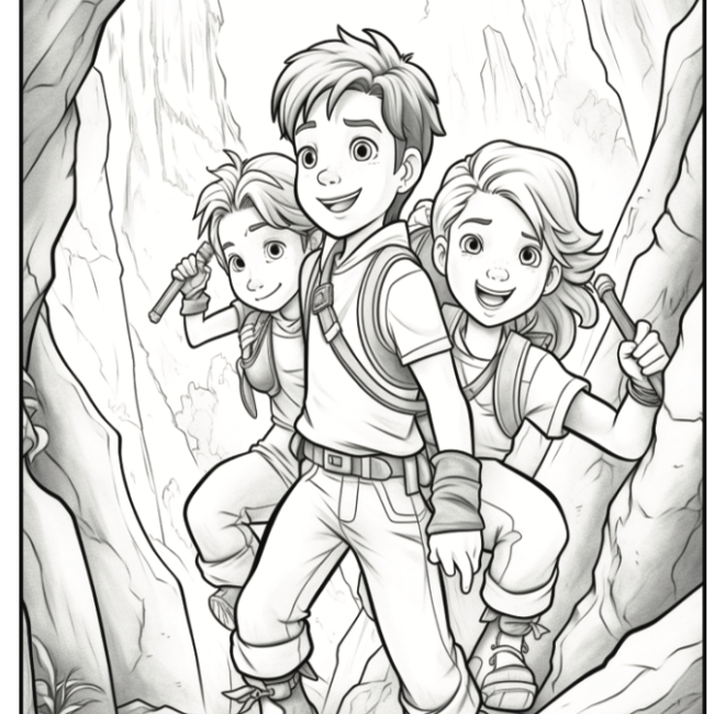The Adventures Begin: Coloring Fun for Brave Boys - Coloring eBooks